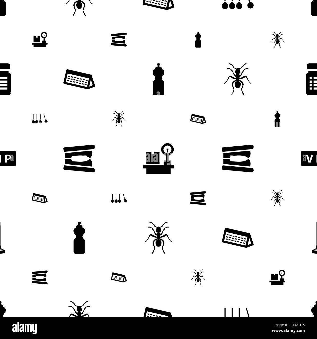 Long icons pattern seamless white background Vector Image Stock Vector ...