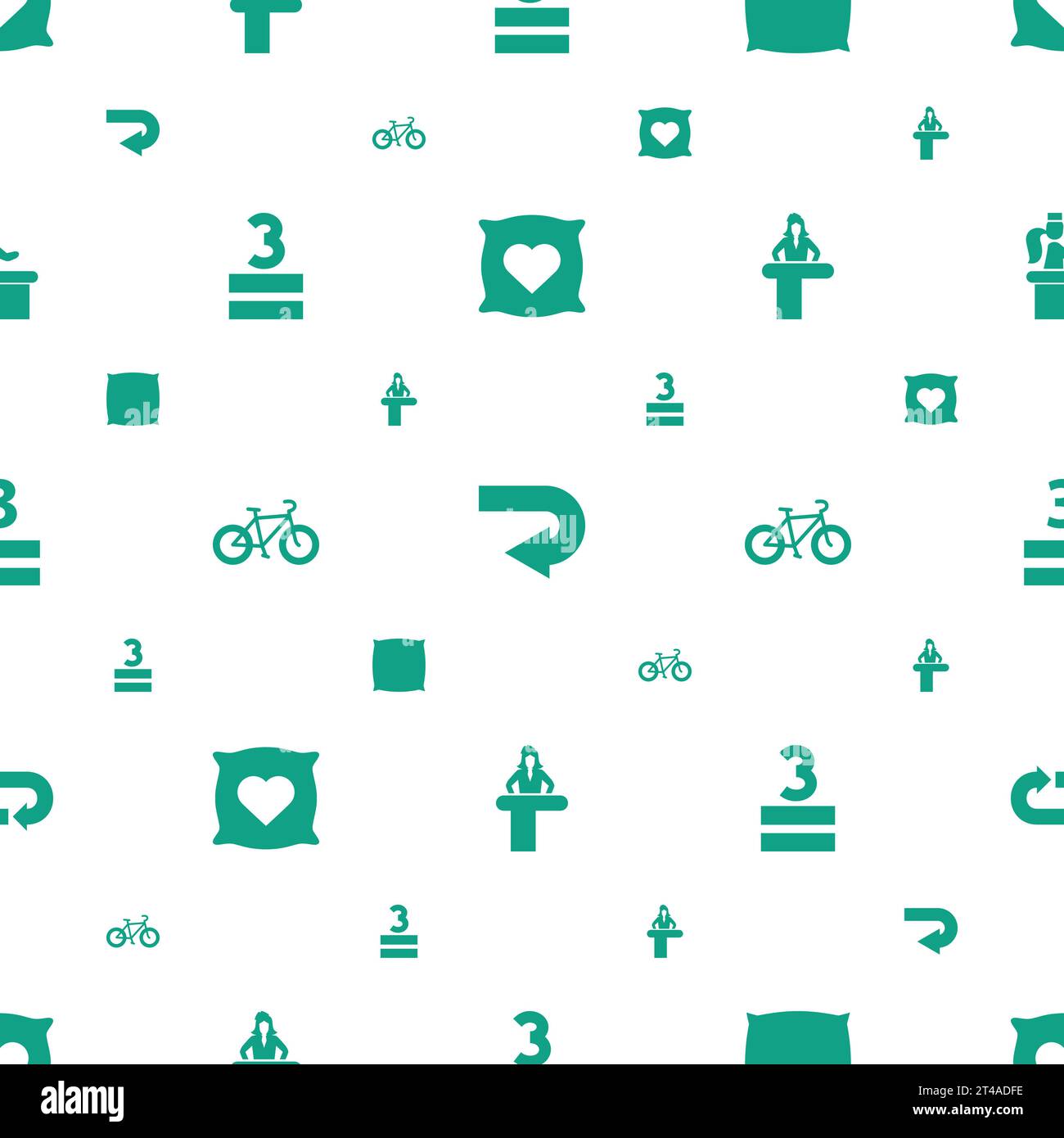 Over icons pattern seamless white background Vector Image Stock Vector ...