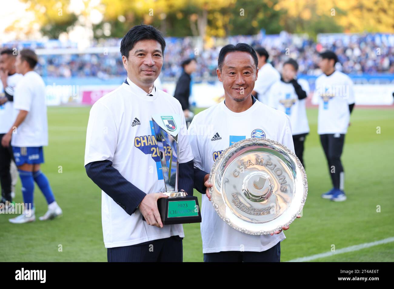 Tokyo, Japan. 29th Oct, 2023. (L to R) Susumu Fujita, Go Kuroda (Zelvia) Football/Soccer : 2023 ...