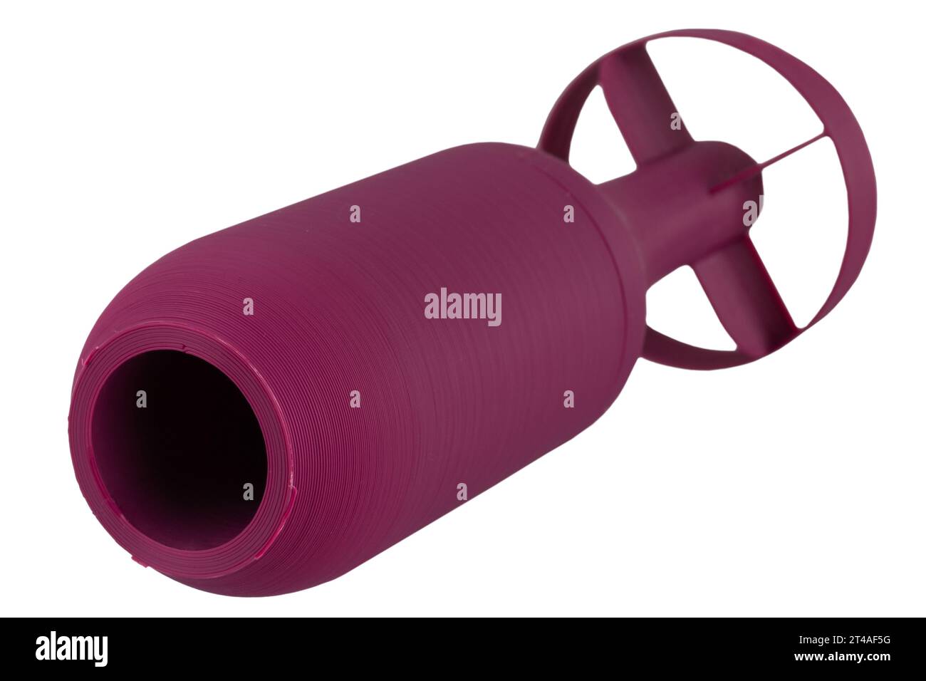 3d printed bomb for small combat drone isolated on white background ...