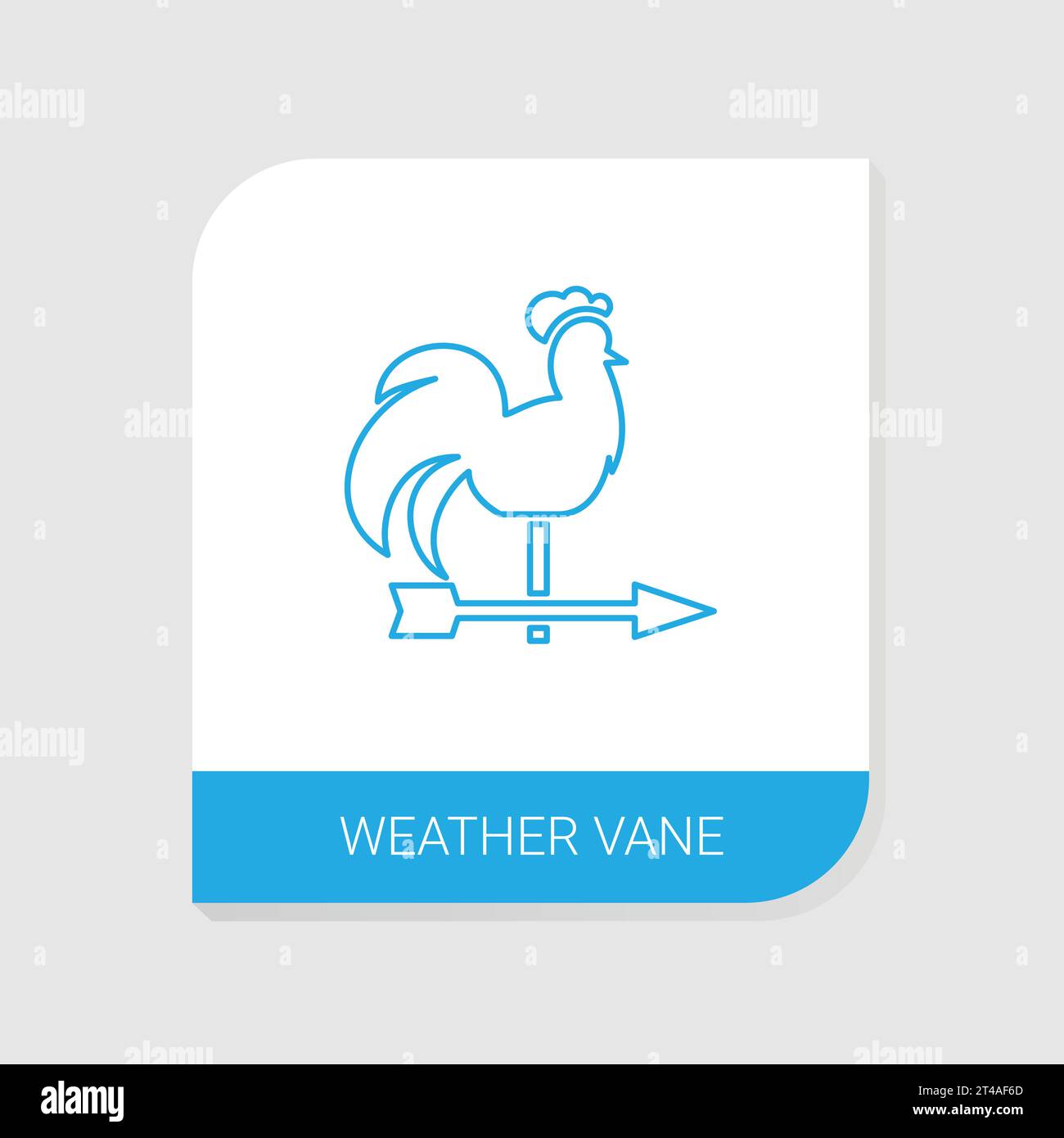 Weather vane icon white background Royalty Free Vector Image Stock ...