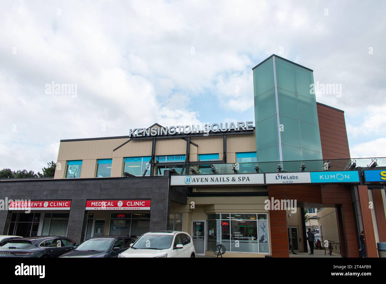 Burnaby, CANADA - Jun 21 2023 : A sign of Kensington Square Shopping ...