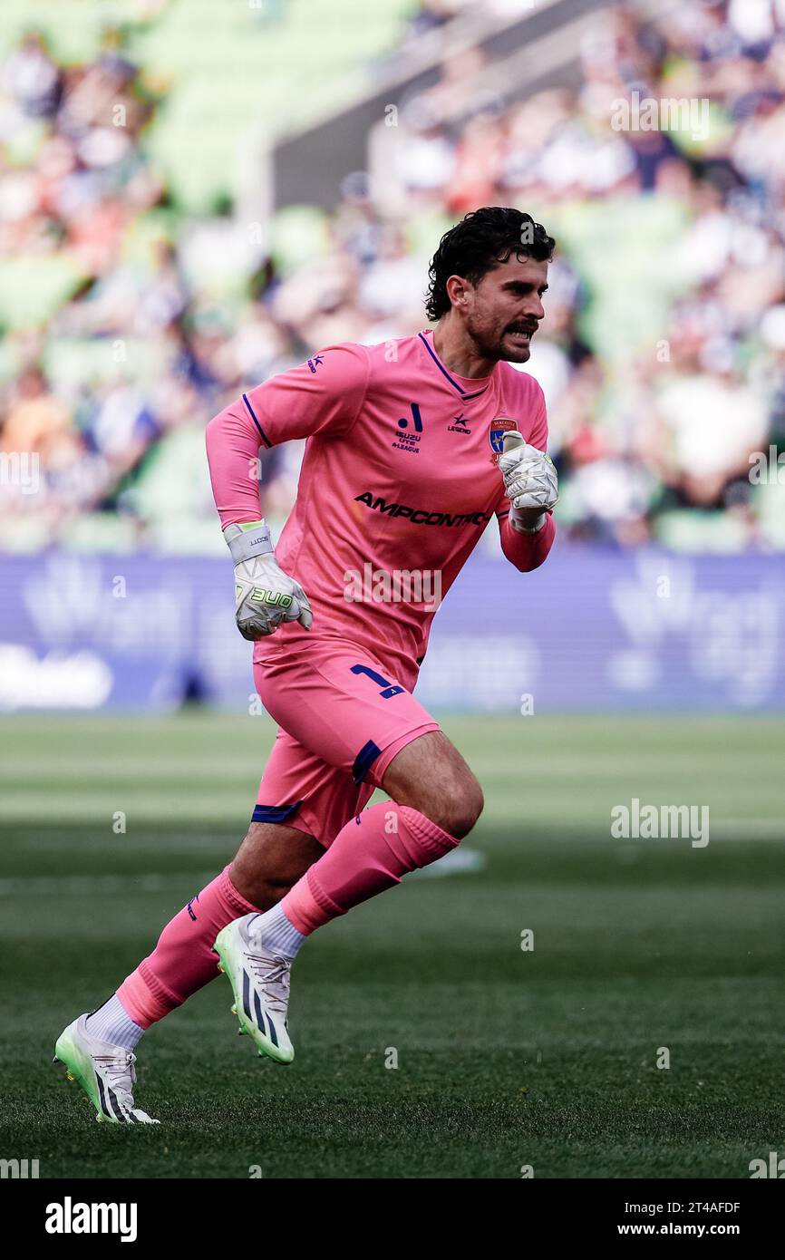 Melbourne, Australia, 29 October, 2023. Ryan Scott of the Newcastle ...