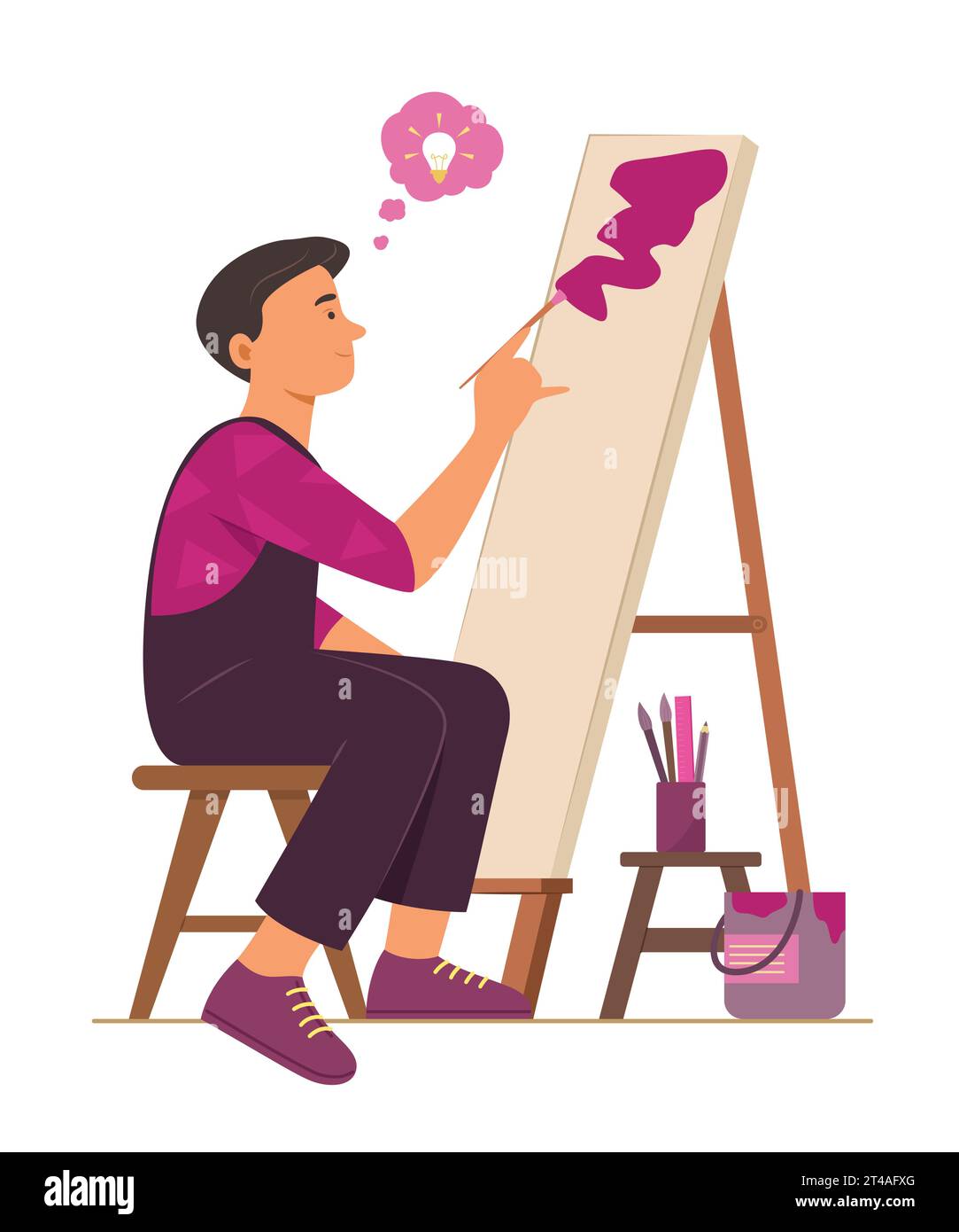 Creativity education atelier Stock Vector Images - Alamy