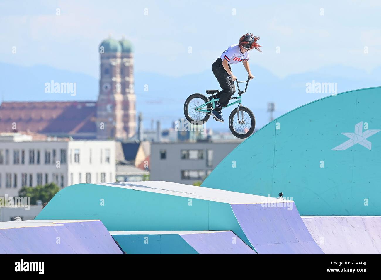 Sasha Pardoe (Great Britain). BMX Freestyle women. European ...