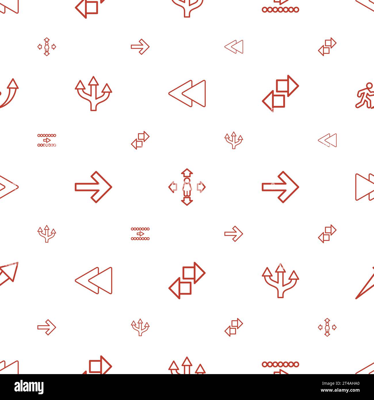 Forward icons pattern seamless white background Vector Image Stock ...