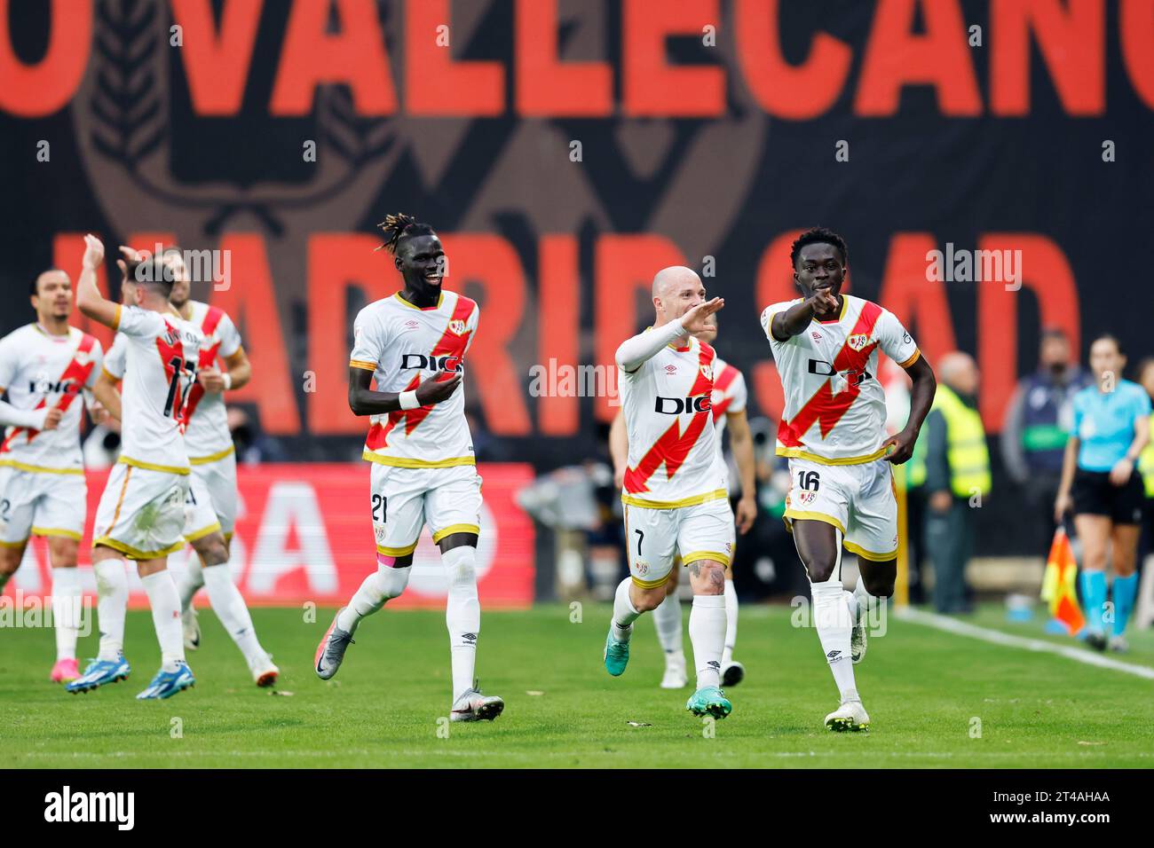 Madrid, Spain. Credit: D. 29th Oct, 2023. Abdul Mumin (Rayo) Football ...