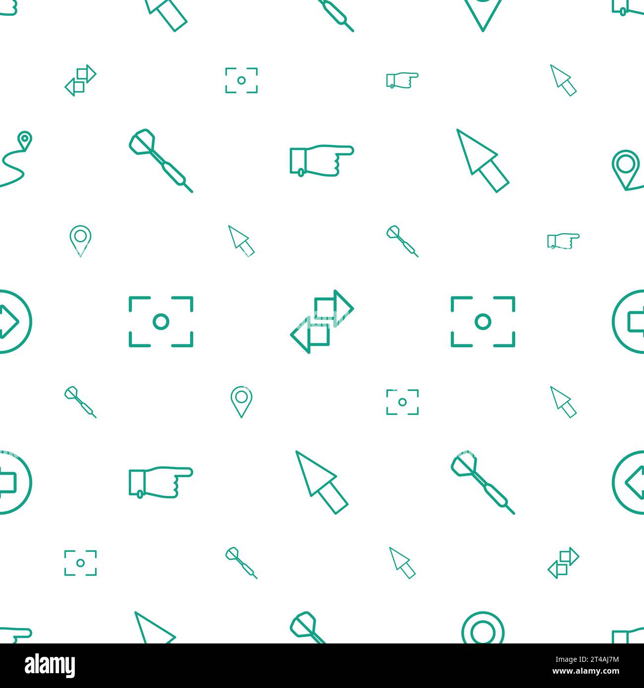 Point icons pattern seamless white background Vector Image Stock Vector ...