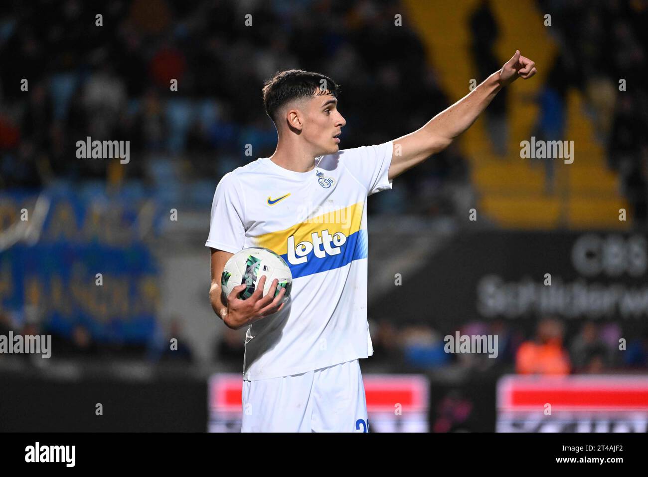 Westerlo, Belgium . 29th Oct, 2023. Ross Sykes of Union pictured in ...