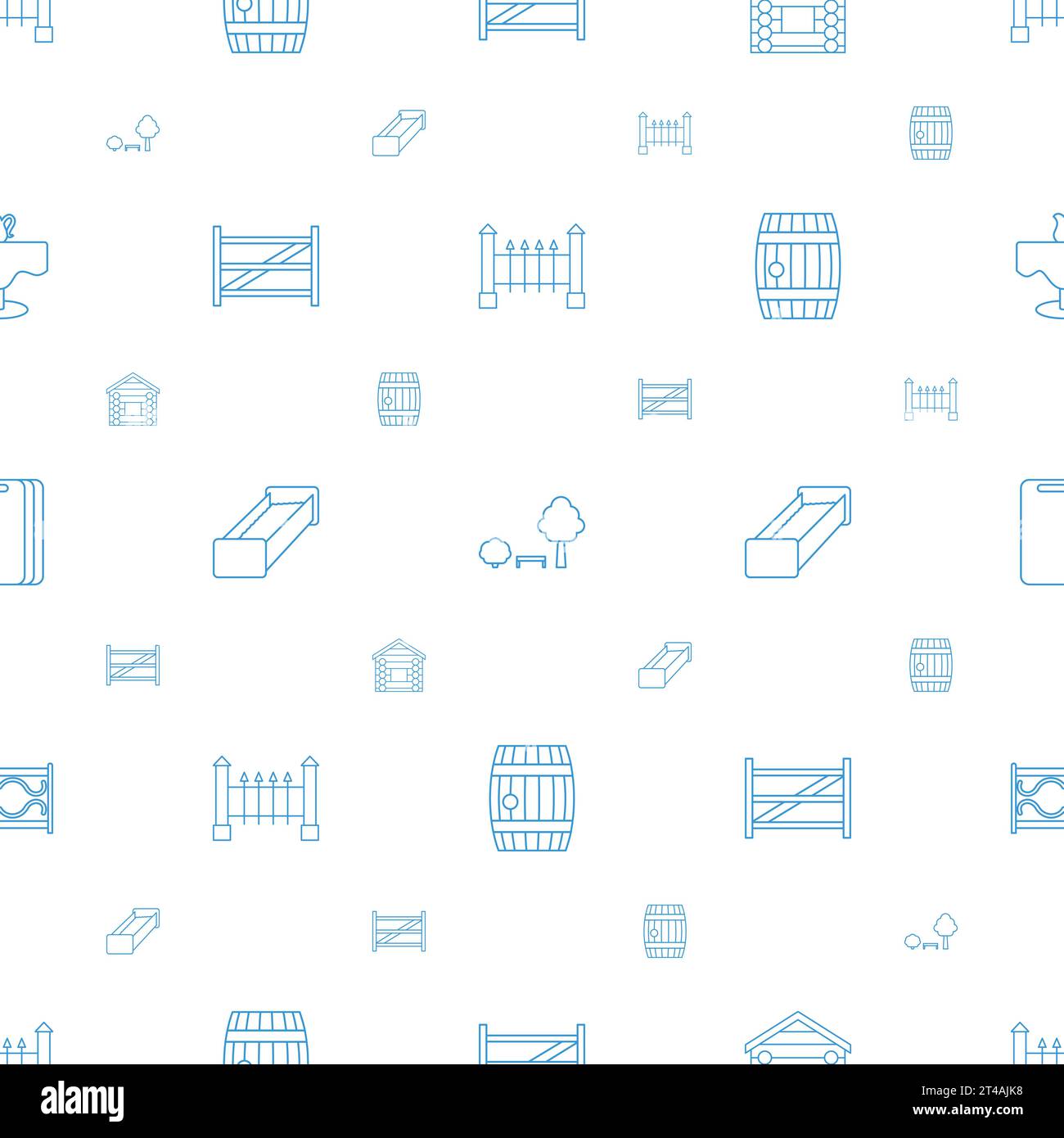 Wooden icons pattern seamless white background Vector Image Stock ...