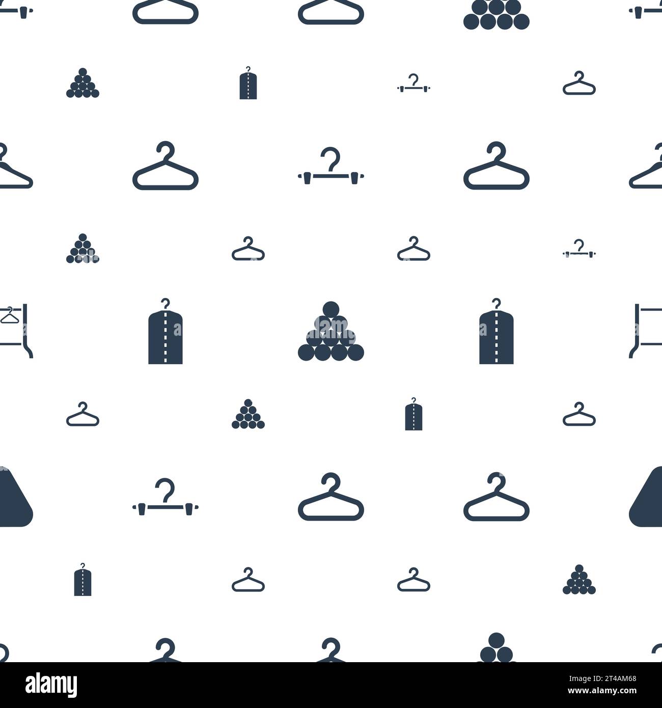 Rack icons pattern seamless white background Vector Image Stock Vector ...