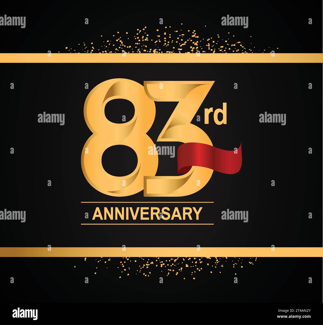 83 anniversary Stock Vector Images - Alamy