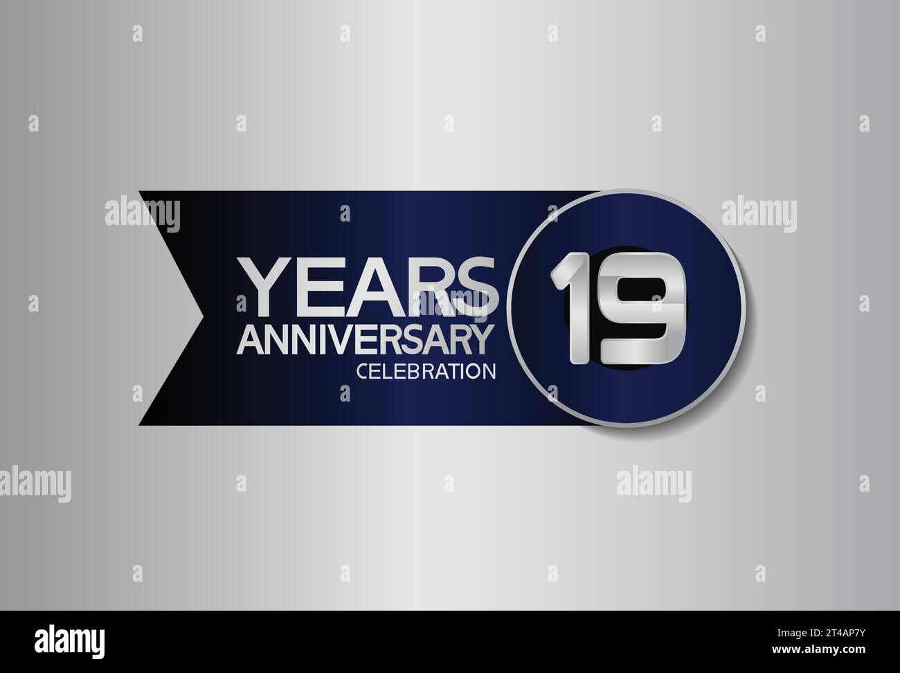 19 birthday logo Stock Vector Images - Alamy