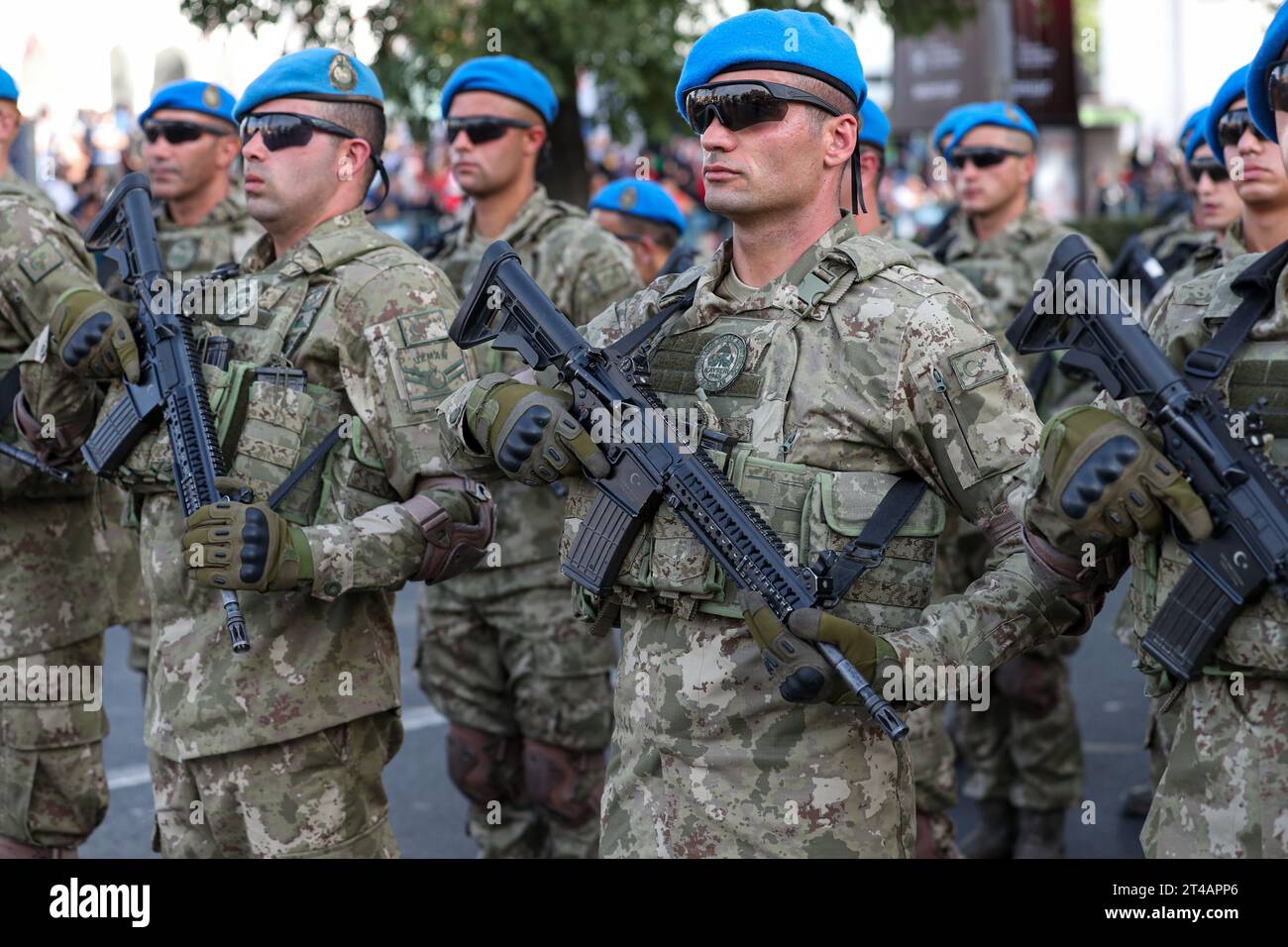 Ankara, Turkey. 29th Oct, 2023. Commando units of the Turkish armed ...