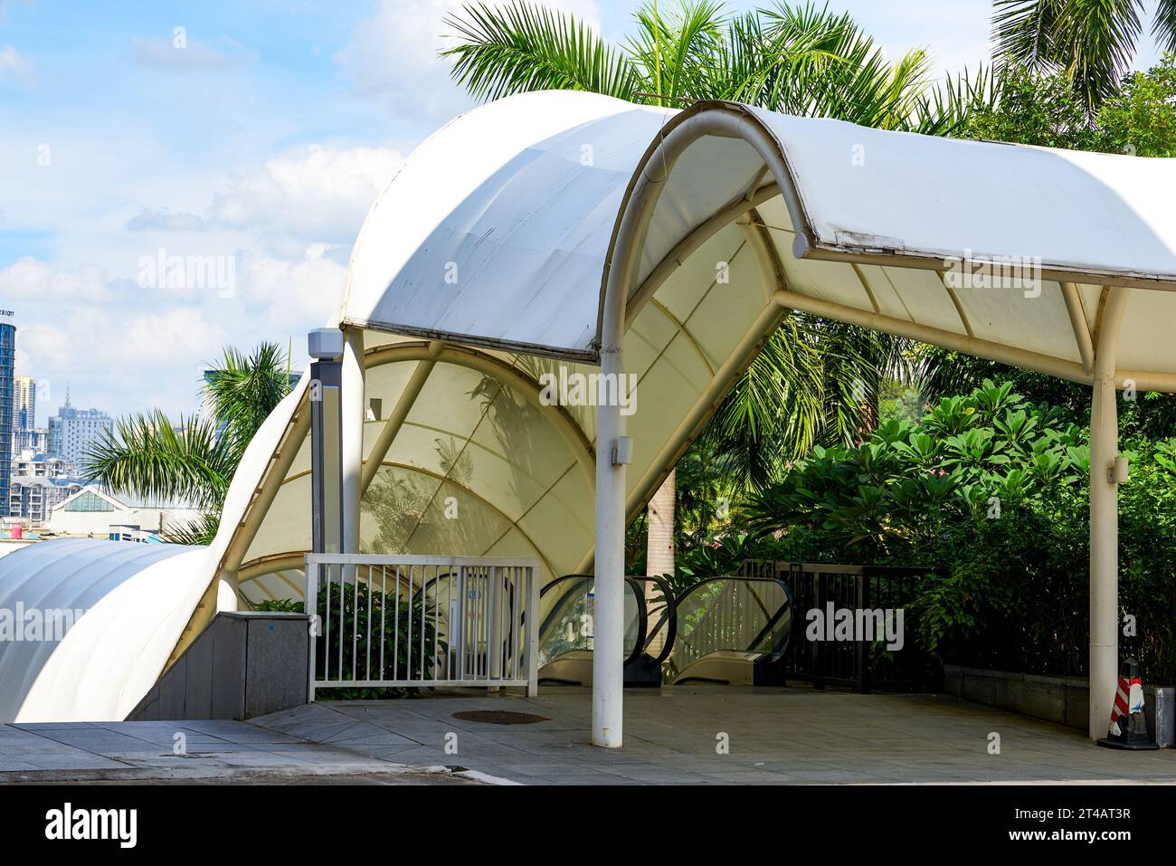 Overpasses and pedestrian bridges in the city Stock Photo - Alamy