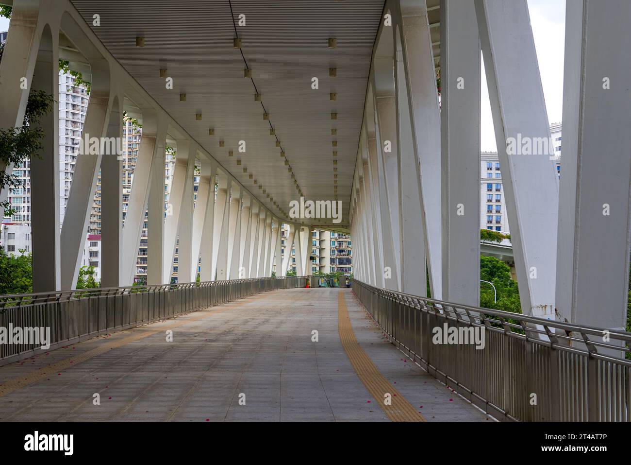Overpasses and pedestrian bridges in the city Stock Photo - Alamy