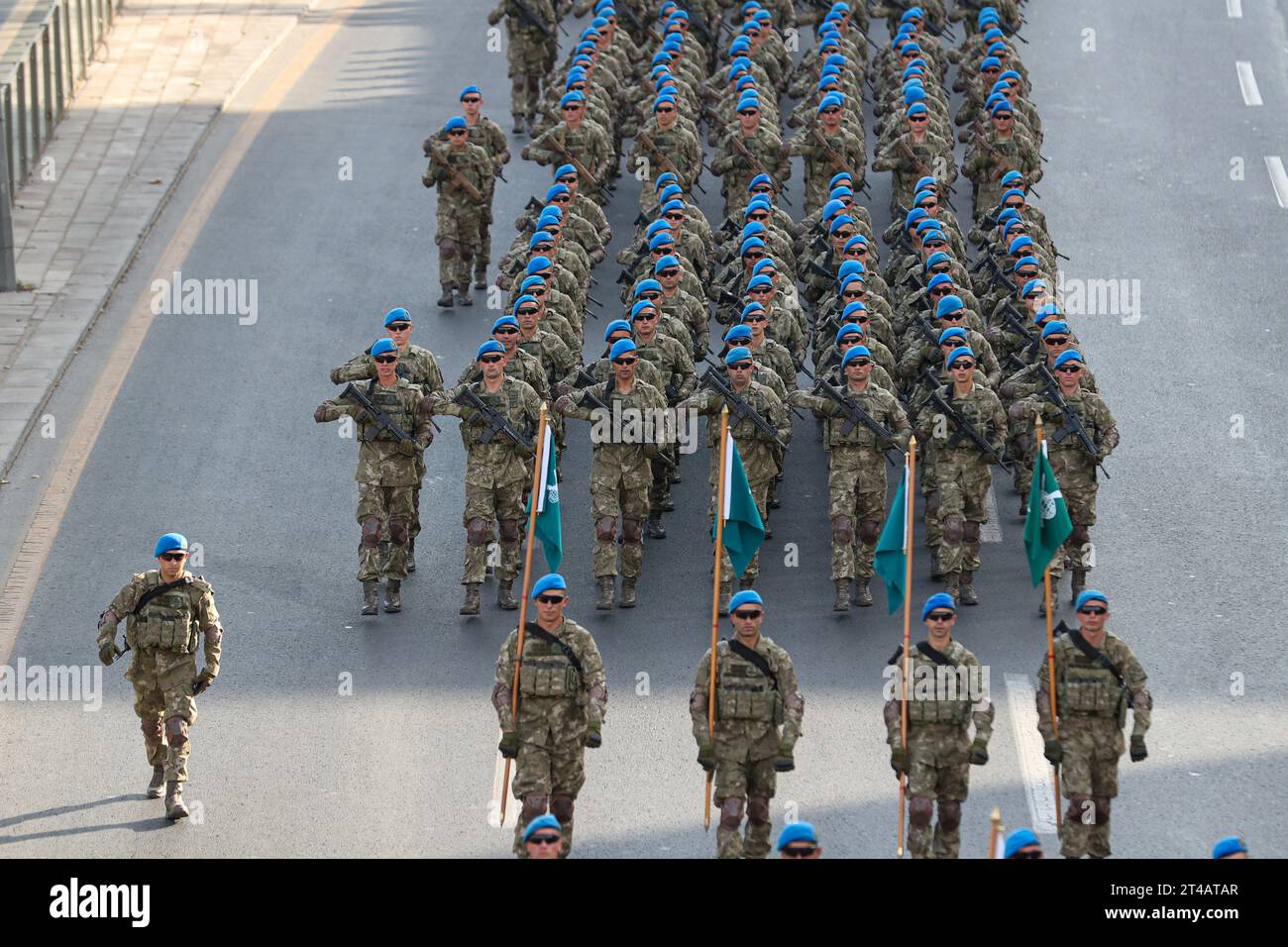Ankara, Turkey. 29th Oct, 2023. Commando units of the Turkish armed ...