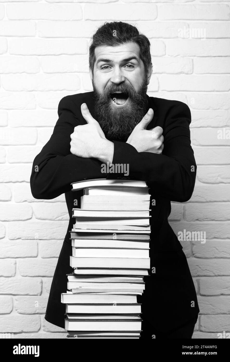 University lecturer student Black and White Stock Photos & Images - Alamy
