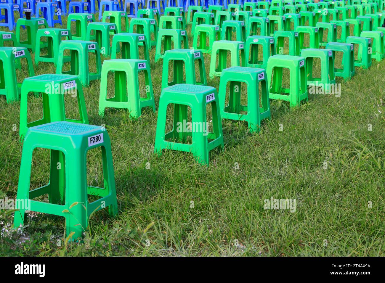 Plastic stools hi-res stock photography and images - Alamy