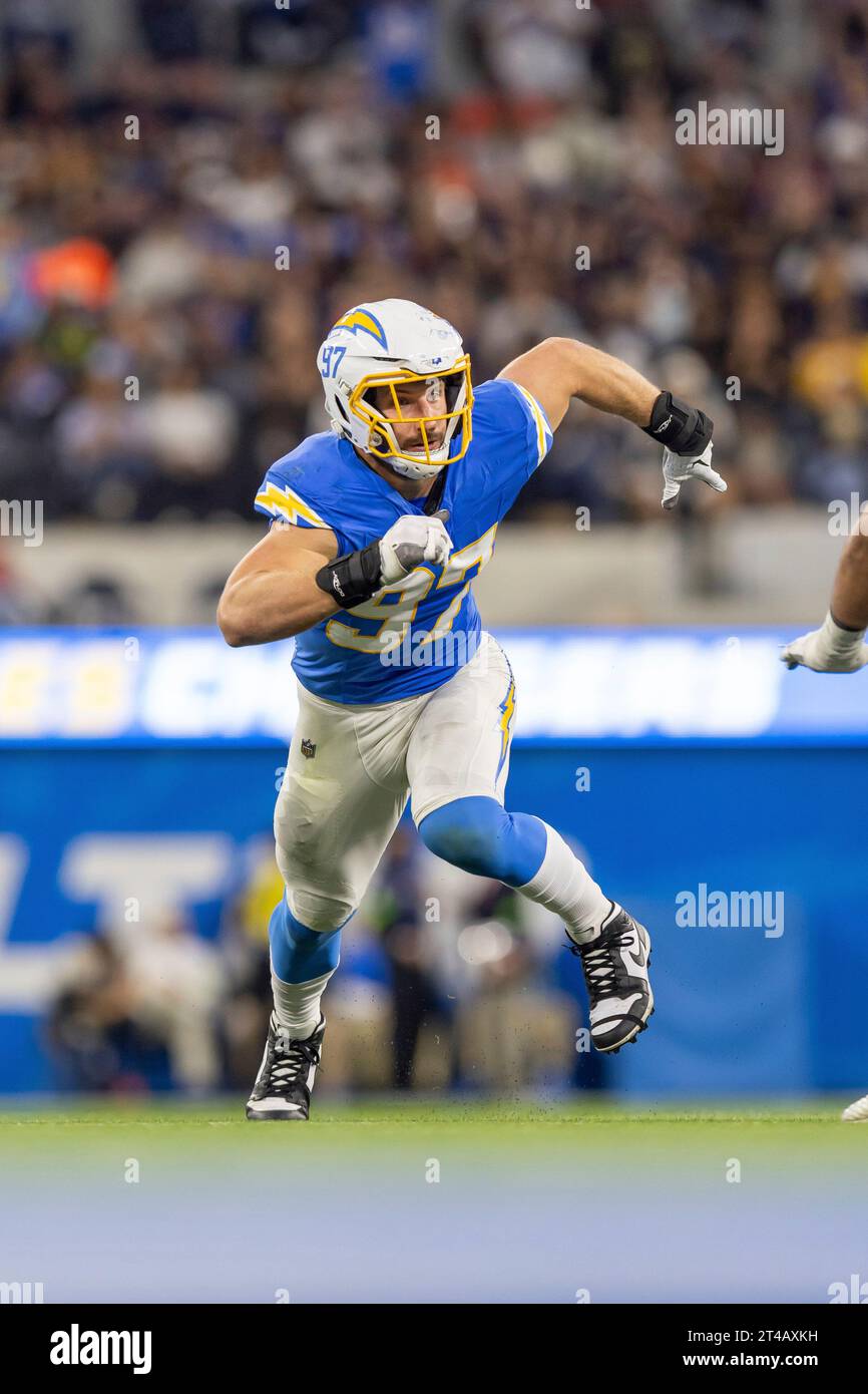 Los Angeles Chargers Joey Bosa (97) against the Chicago Bears in an NFL ...