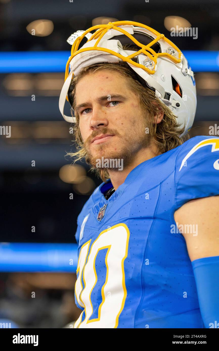 Los Angeles Chargers quarterback Justin Herbert (10) after the Chargers ...