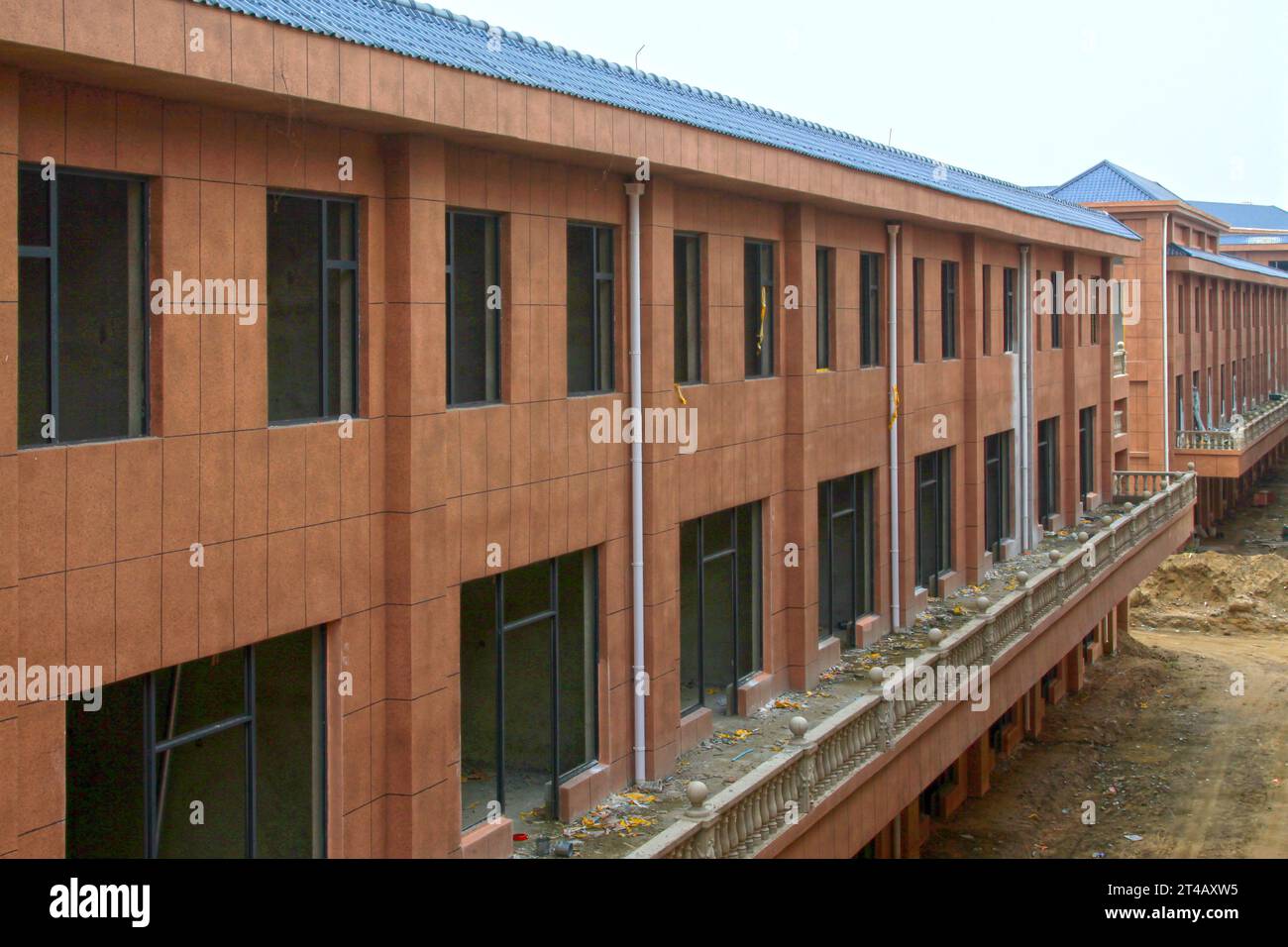 Unfinished buildings, closeup of photo Stock Photo - Alamy