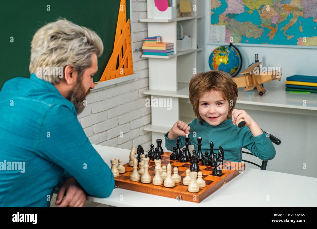 Educational games. Father and son. Fathers day. Games good for brain ...