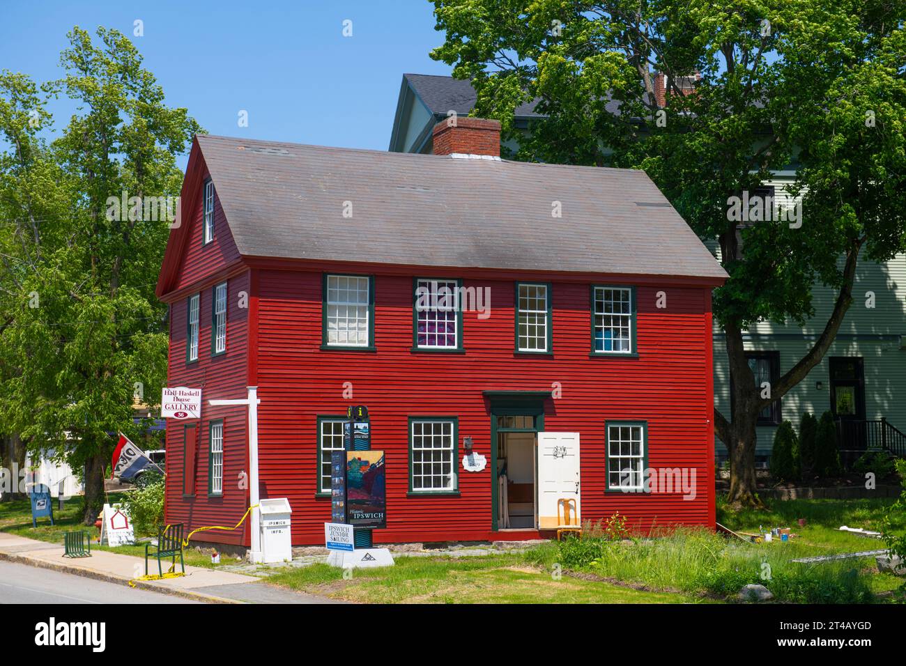 Hall-Haskell House Gallery at 36 S Main Street in historic town center ...