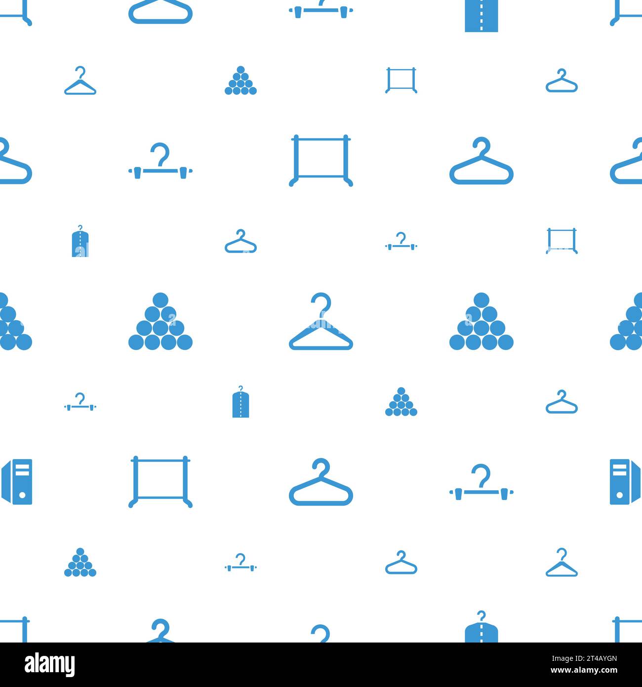 Rack icons pattern seamless white background Vector Image Stock Vector ...