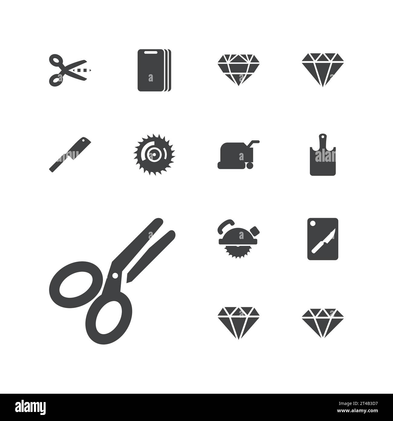 Diamond saw blade Stock Vector Images - Alamy