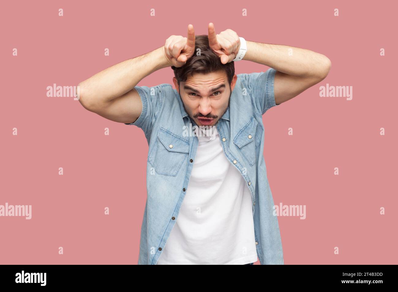 Angry looking bull hi-res stock photography and images - Alamy