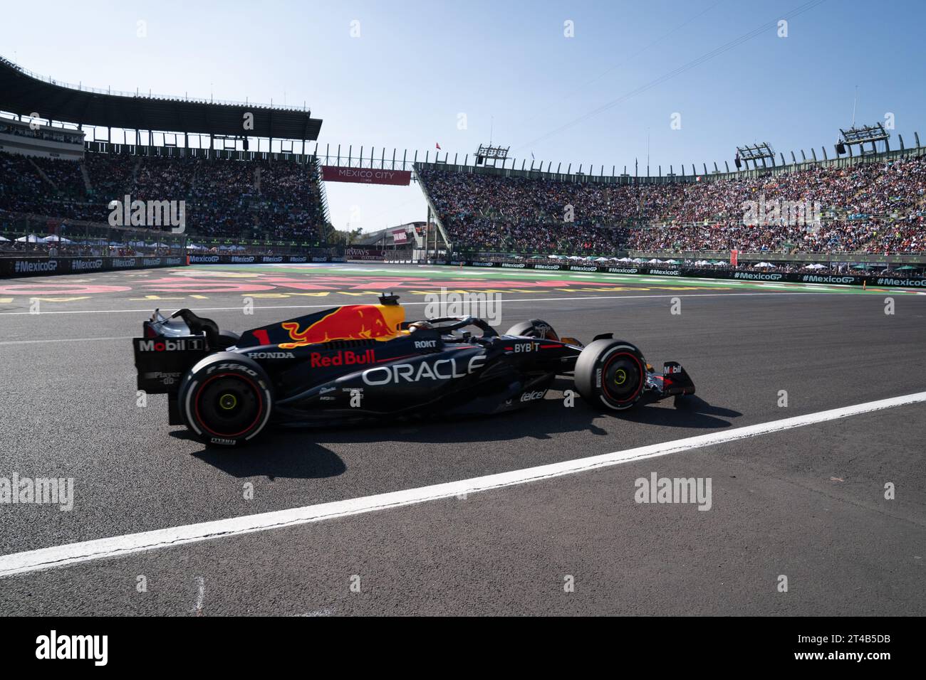 Mexican City Grand Prix, Mexico. 29th Oct, 2023. Max Verstappen driving ...