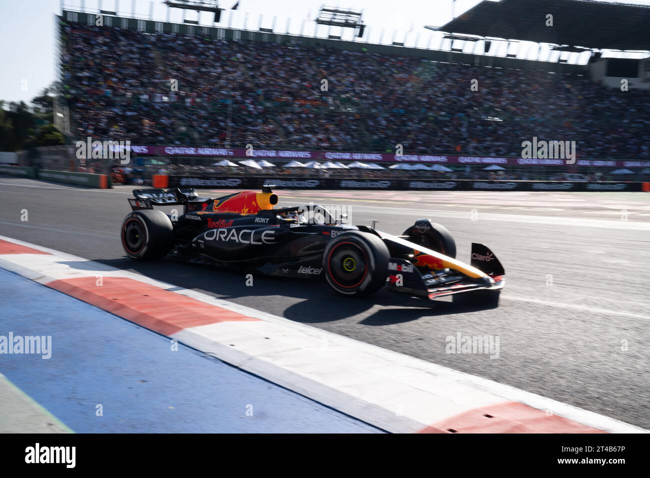 Mexican City Grand Prix, Mexico. 29th Oct, 2023. Max Verstappen driving ...