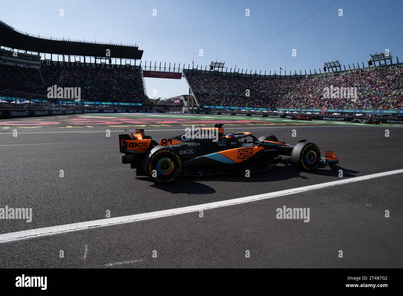Mexican City Grand Prix, Mexico. 29th Oct, 2023. Oscar Piastri driving ...