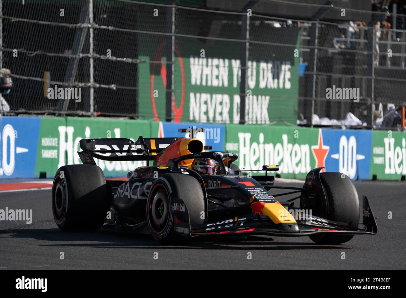 Mexican City Grand Prix, Mexico. 29th Oct, 2023. Max Verstappen driving ...