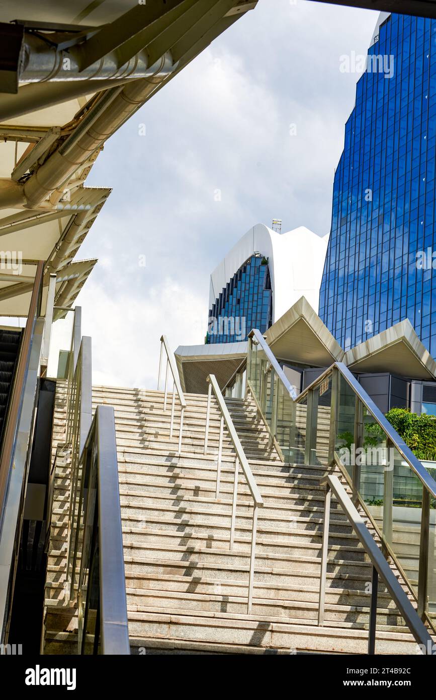 Large staircase inside the exhibition center Stock Photo - Alamy