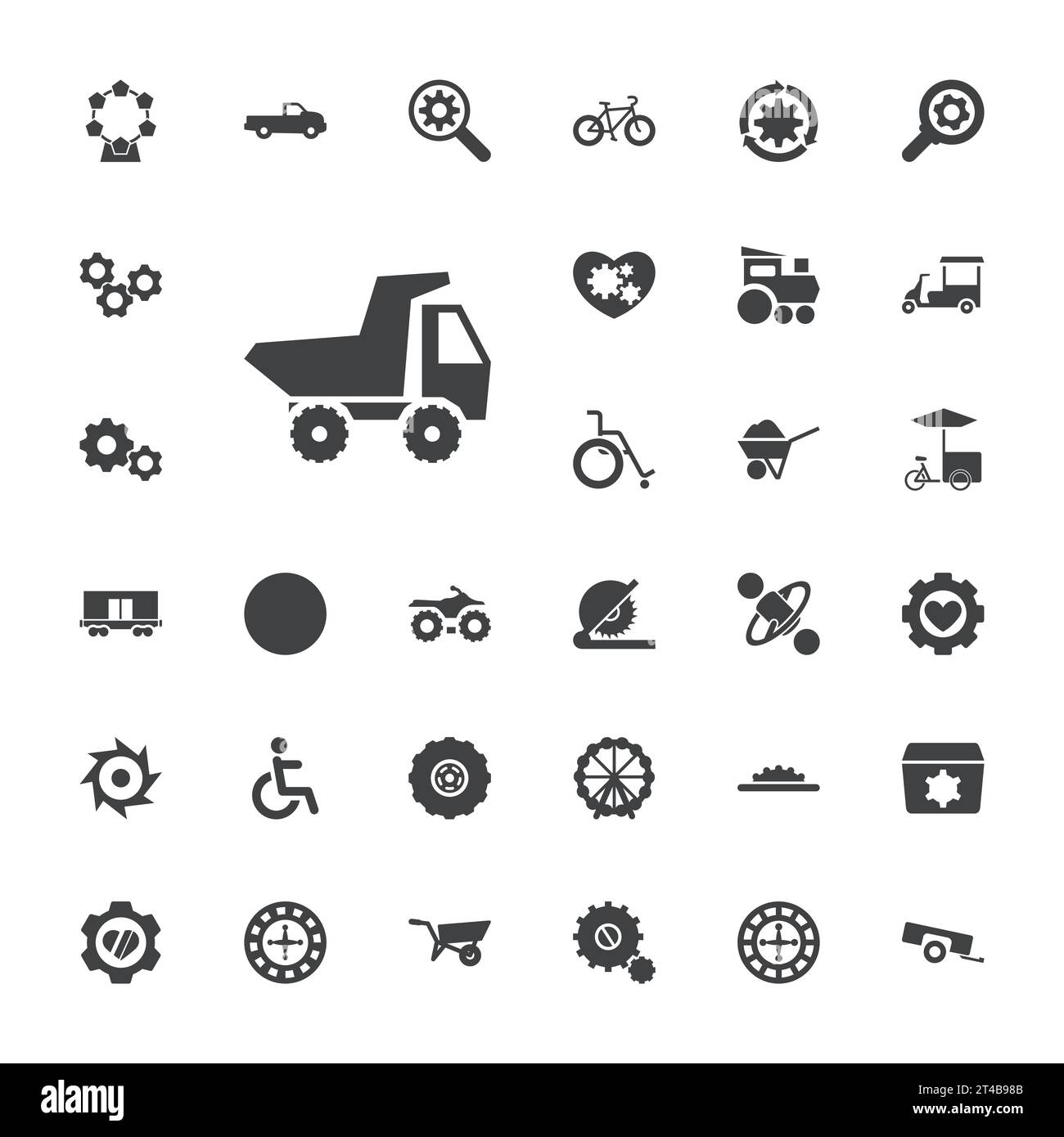 Motorcycle steering wheel Stock Vector Images - Alamy