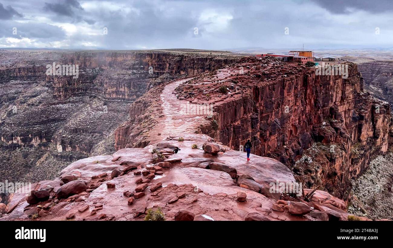 360º views of the Guano overlook at the west gate of the Grand Canyon ...
