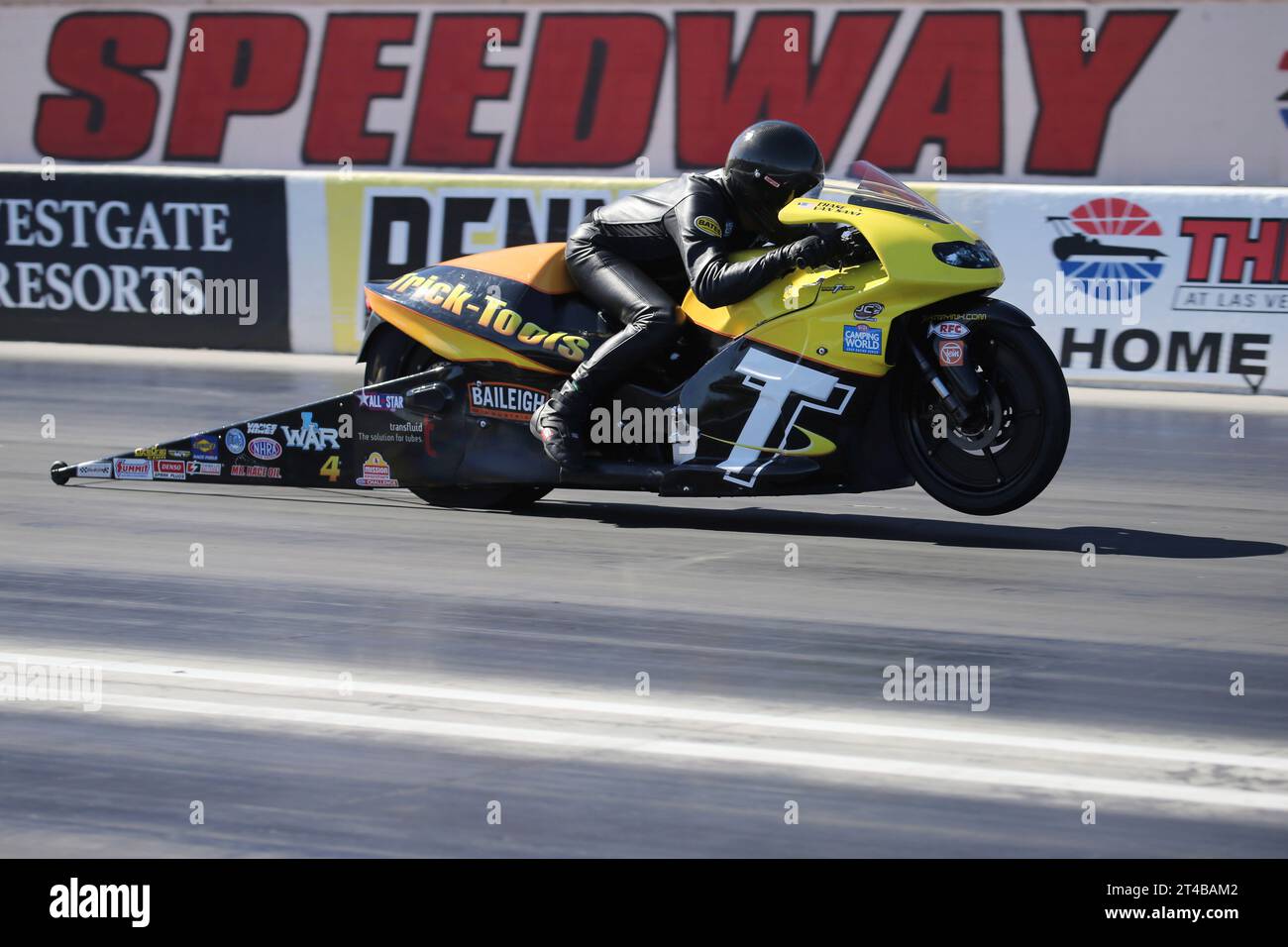 LAS VEGAS, NV - OCTOBER 29: Jerry Savoie (4 PSM) NHRA Pro Stock ...