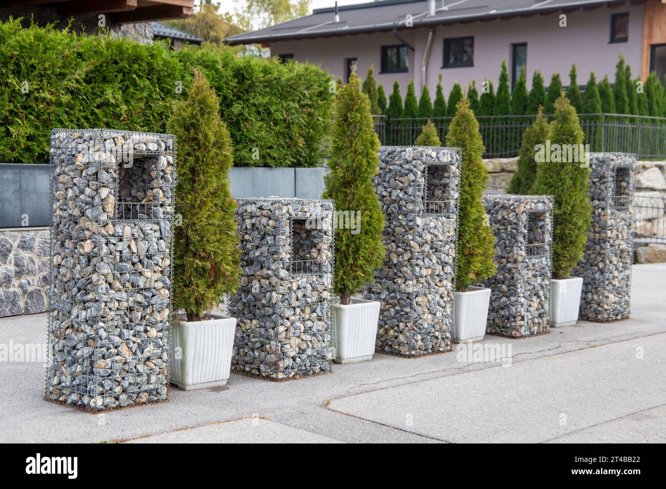 Stone gabions hi-res stock photography and images - Alamy