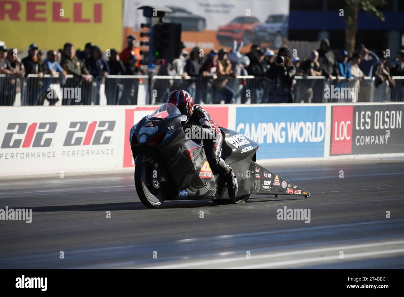 LAS VEGAS, NV - OCTOBER 29: Gaige Herrera (79 PSM) NHRA Pro Stock ...