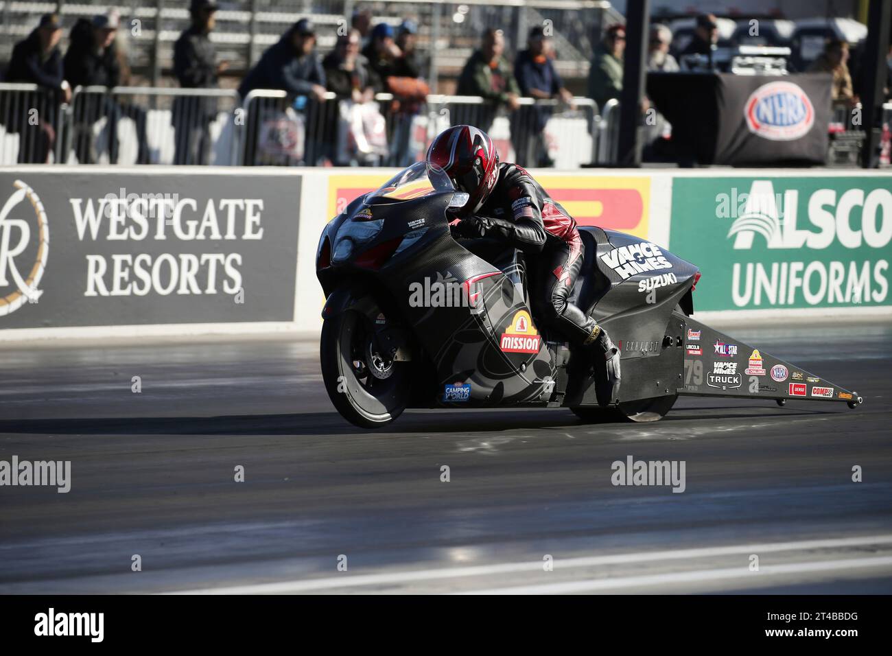 LAS VEGAS, NV - OCTOBER 29: Gaige Herrera (79 PSM) NHRA Pro Stock ...