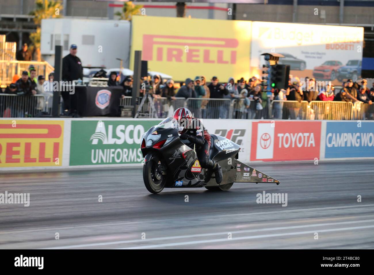 LAS VEGAS, NV - OCTOBER 29: Gaige Herrera (79 PSM) NHRA Pro Stock ...