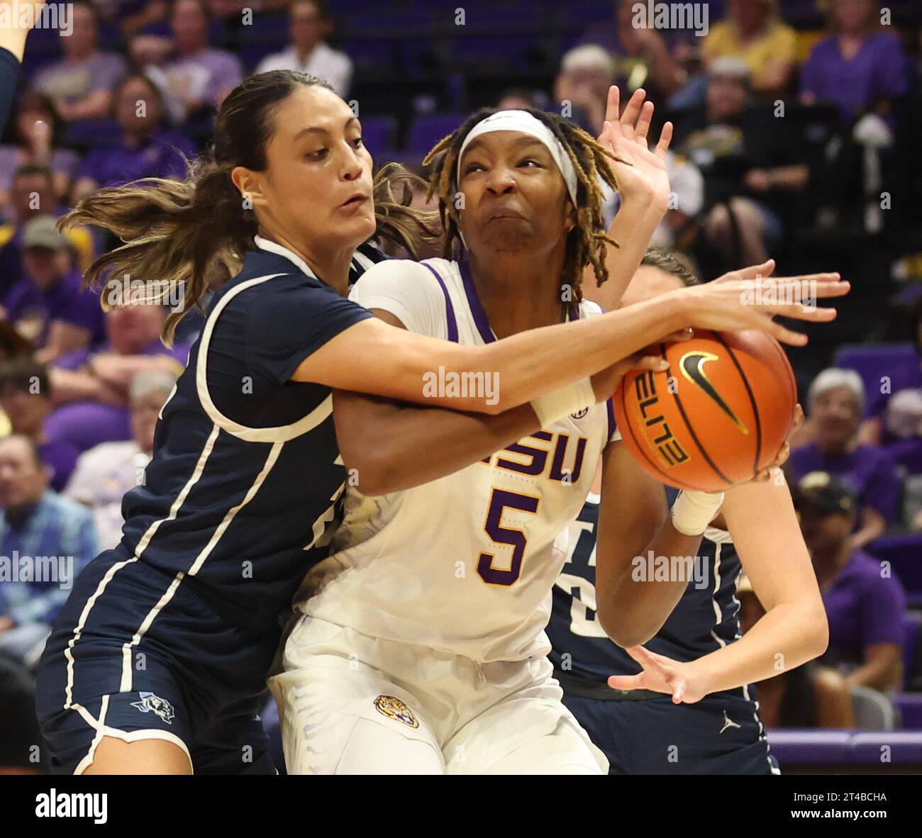 Baton Rouge, USA. 27th Oct, 2023. East Texas Baptist Tigers forward ...