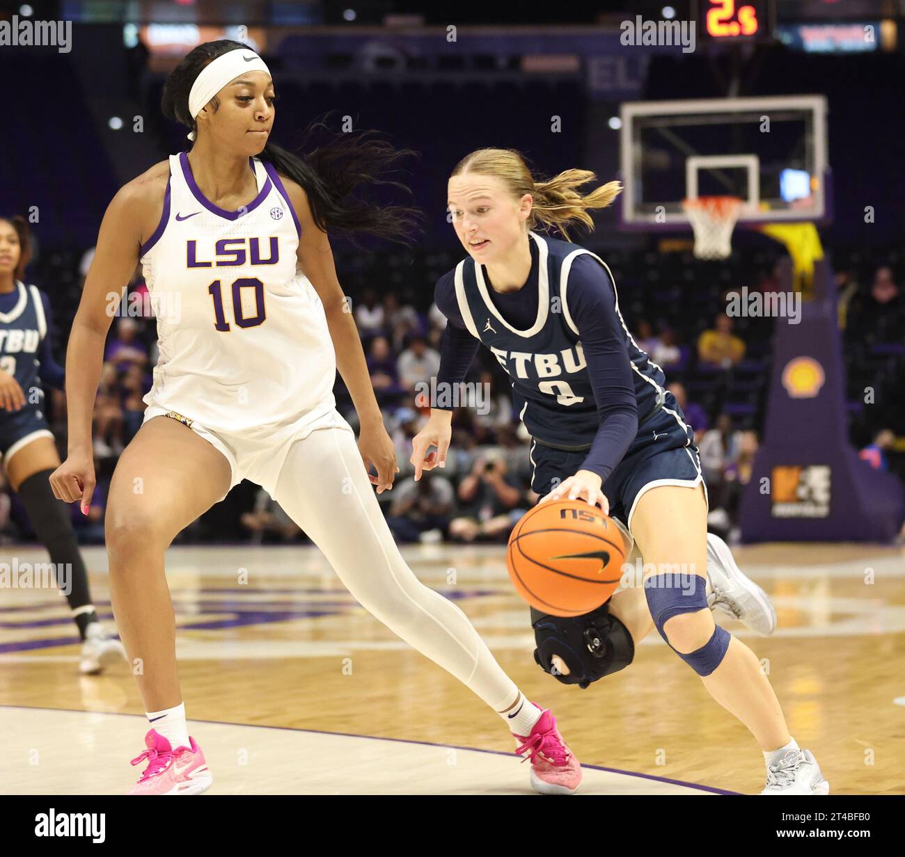 Baton Rouge, USA. 27th Oct, 2023. East Texas Baptist Tigers guard ...