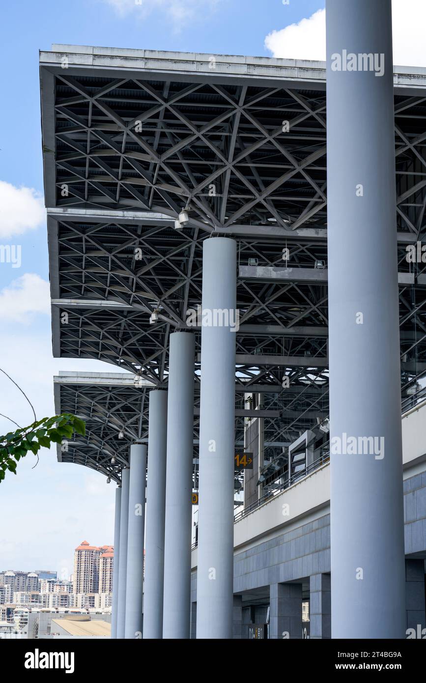 Modern large venue building in Nanning Convention and Exhibition Center ...