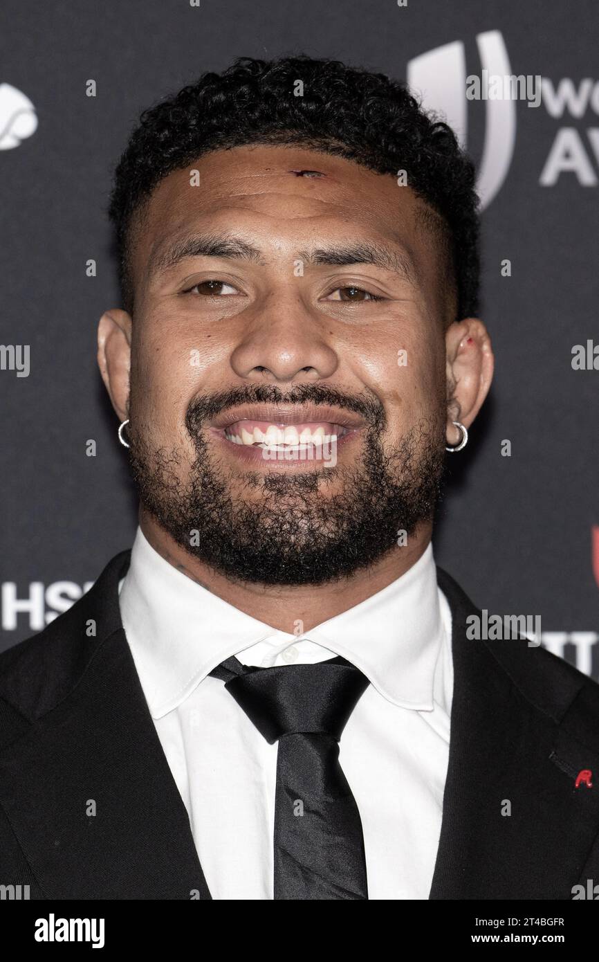 Paris, France. 24th Sep, 2023. Ardie Savea of New Zealand attends the ...