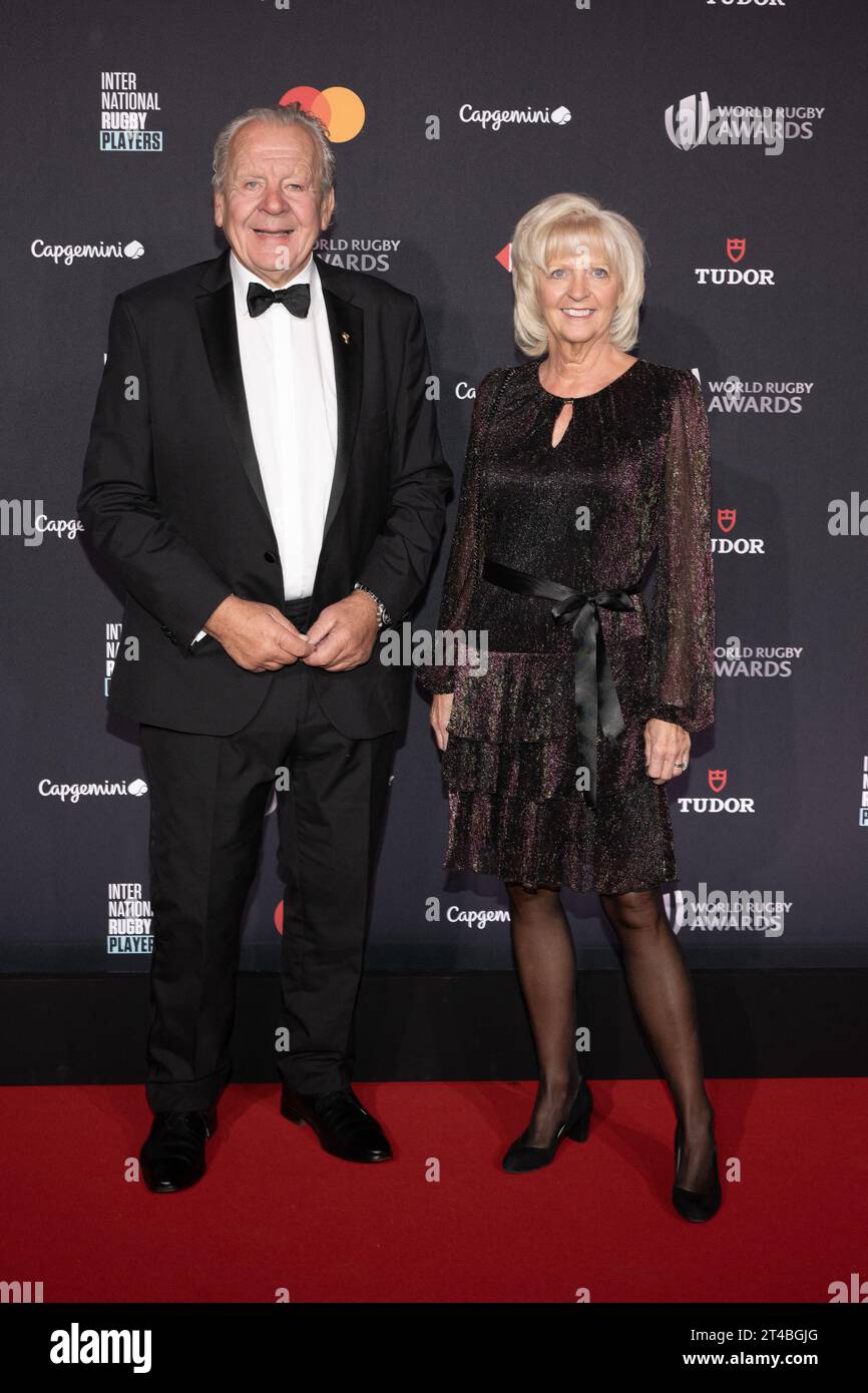 Paris, France. 24th Sep, 2023. World Rugby Chairman Sir Bill Beaumont ...