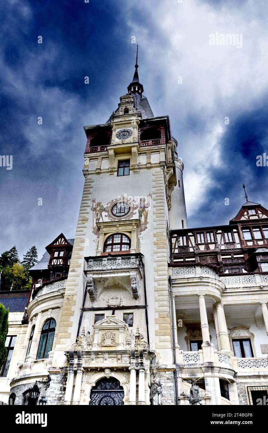 Castle Architecture of the Romanian Royal Family Stock Photo - Alamy