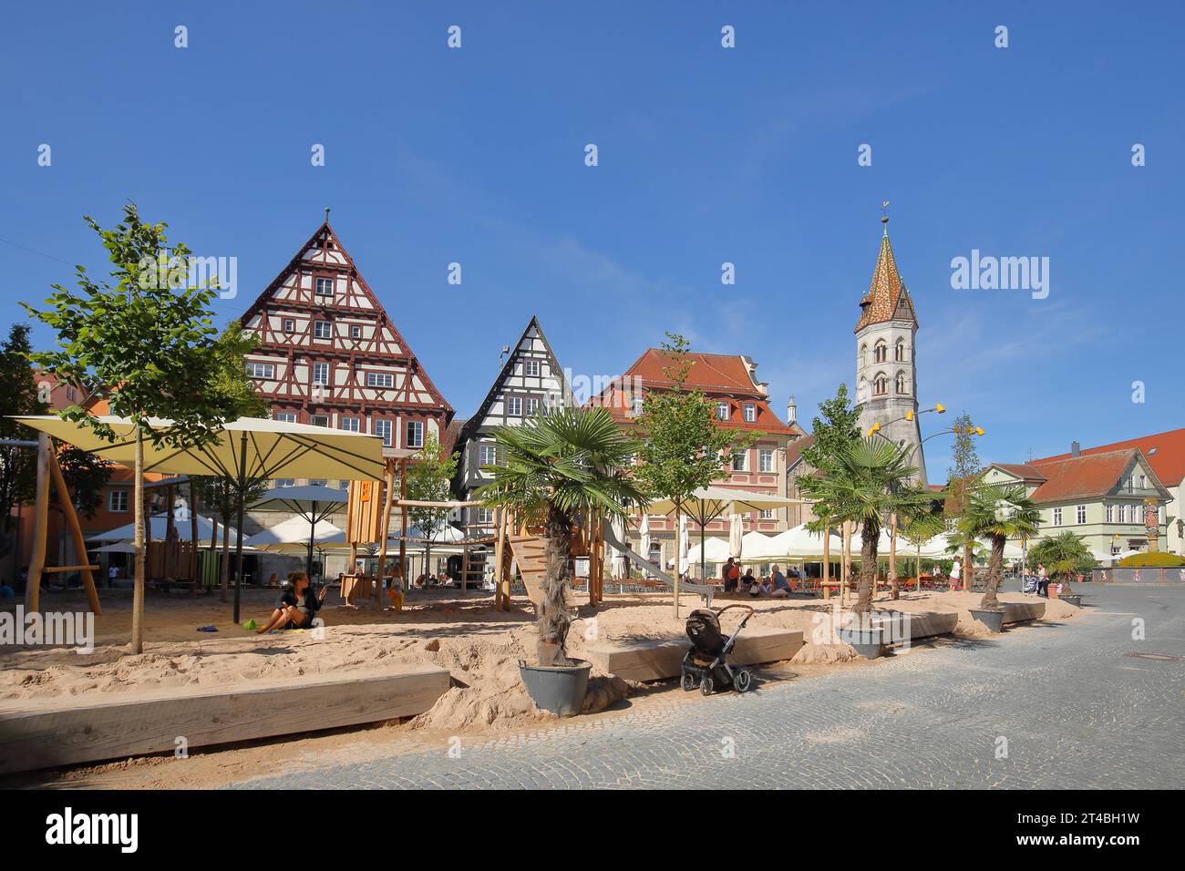 Playground at beach hi-res stock photography and images - Alamy